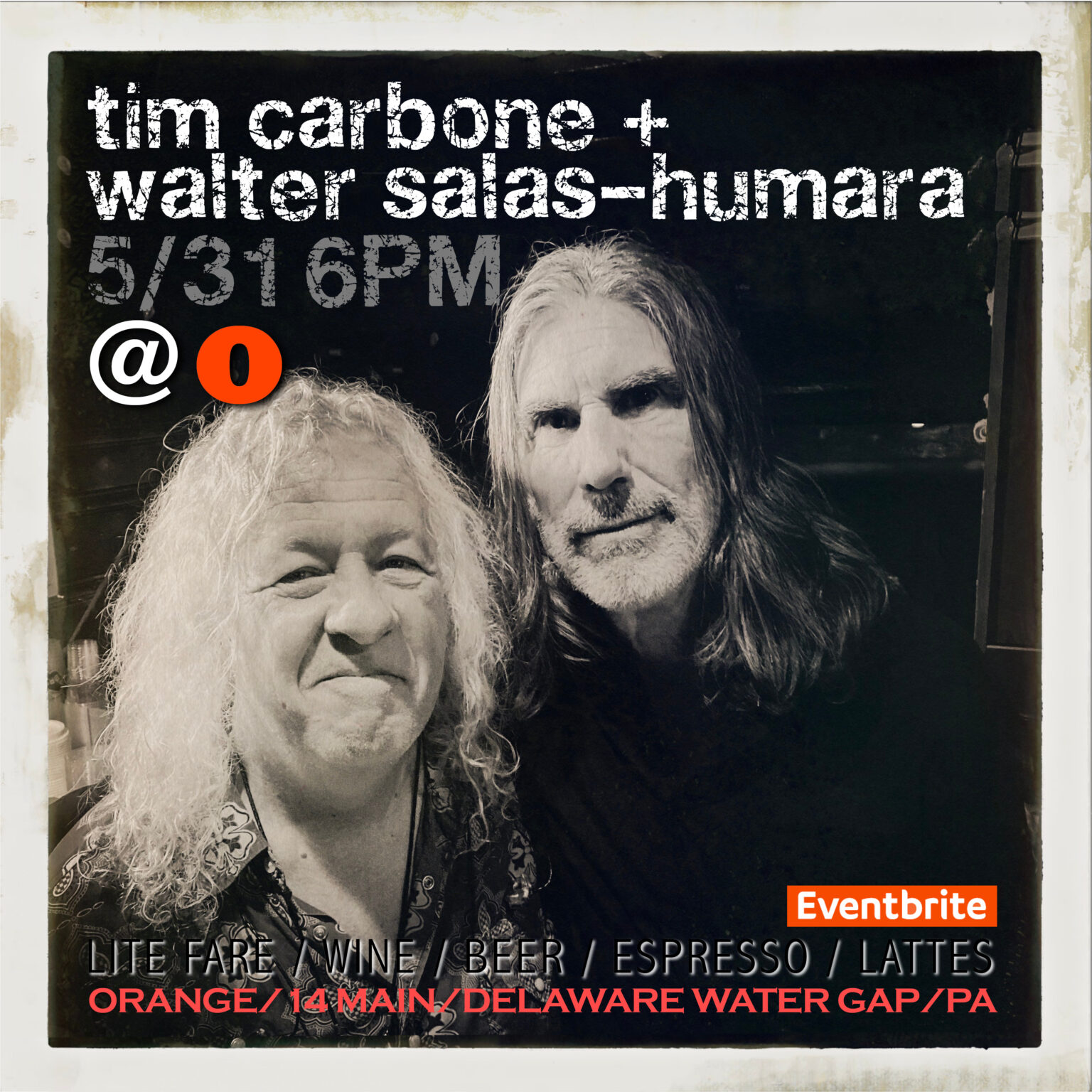 Tim Carbone + Walter Salas-Humara – Orange